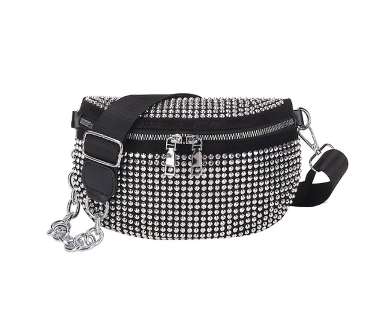 Silver bling bum bag – CynCynDesign